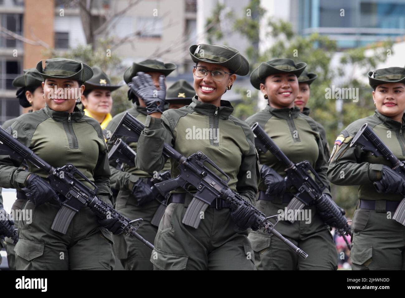 Bogota, Colombia. 20th July, 2022. Colombia's anti-narcotics police ...