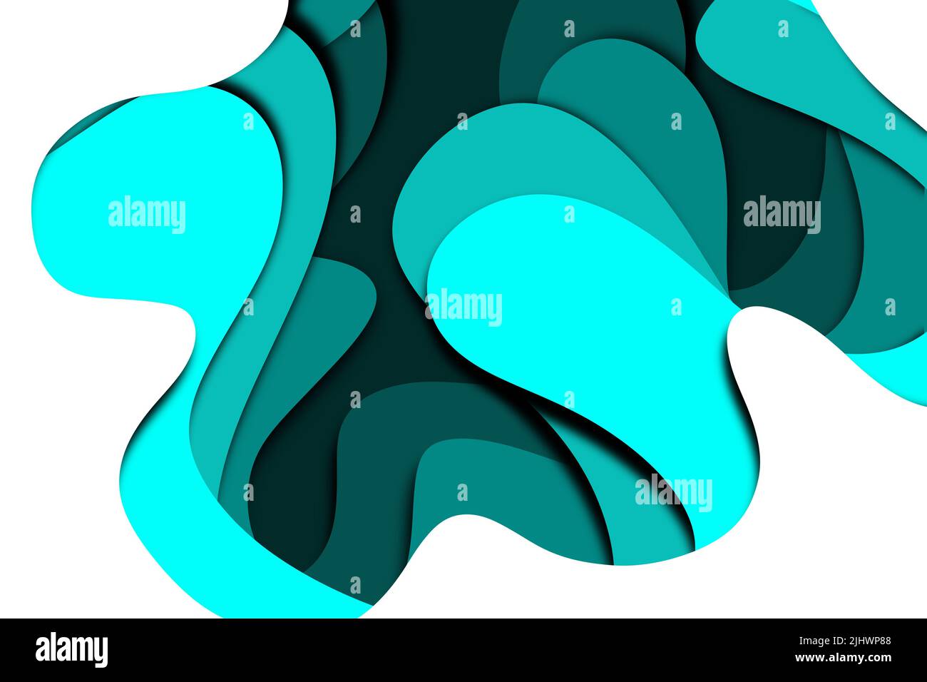 Papercut background concept design. Abstract paper cut out gradient ...