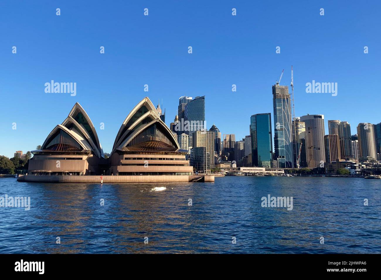 Sydney, Australia. 19th May, 2022. The Sydney Opera House with its sail ...