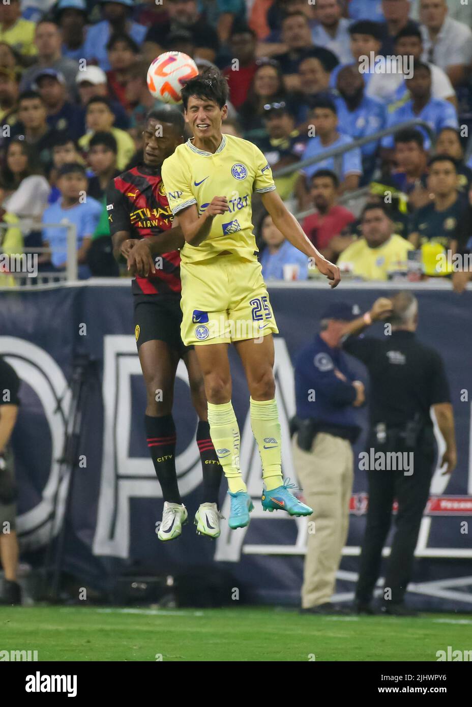 HOUSTON, TX - JULY 20: Club America forward JÃ¼rgen Damm (25) and ...