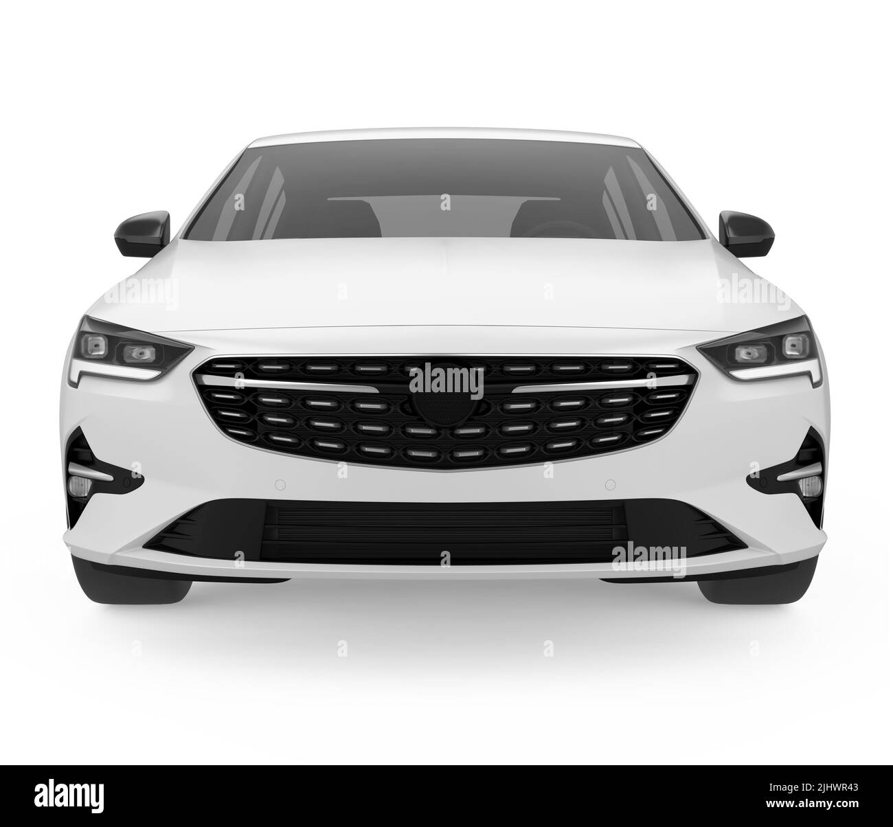 Sedan Car Isolated Stock Photo - Alamy