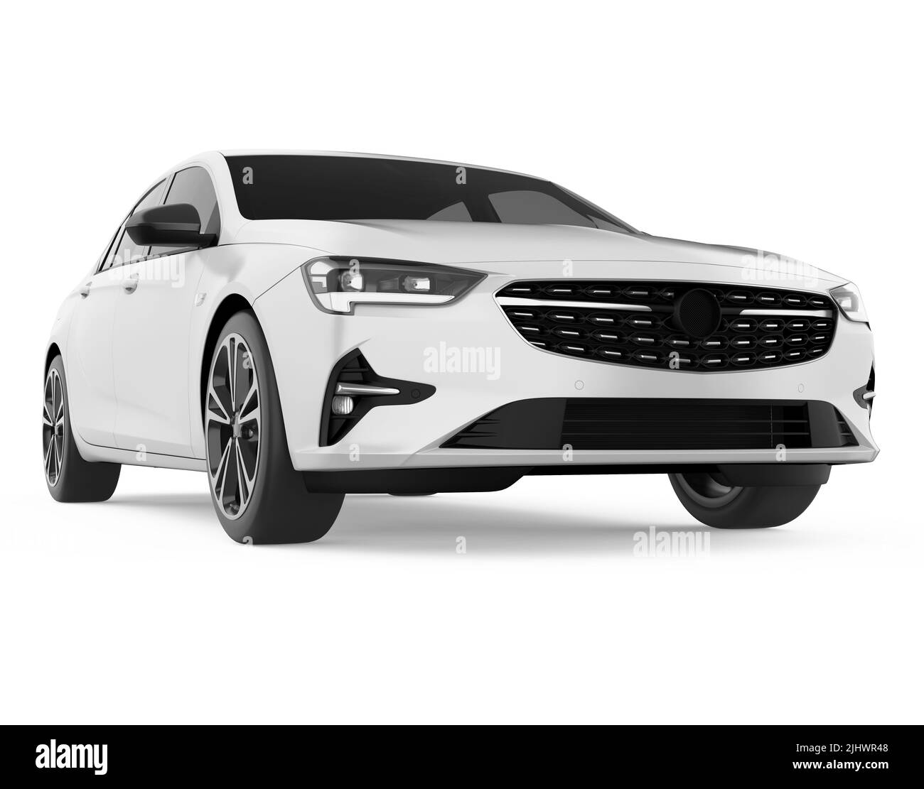 Sedan Car Isolated Stock Photo - Alamy