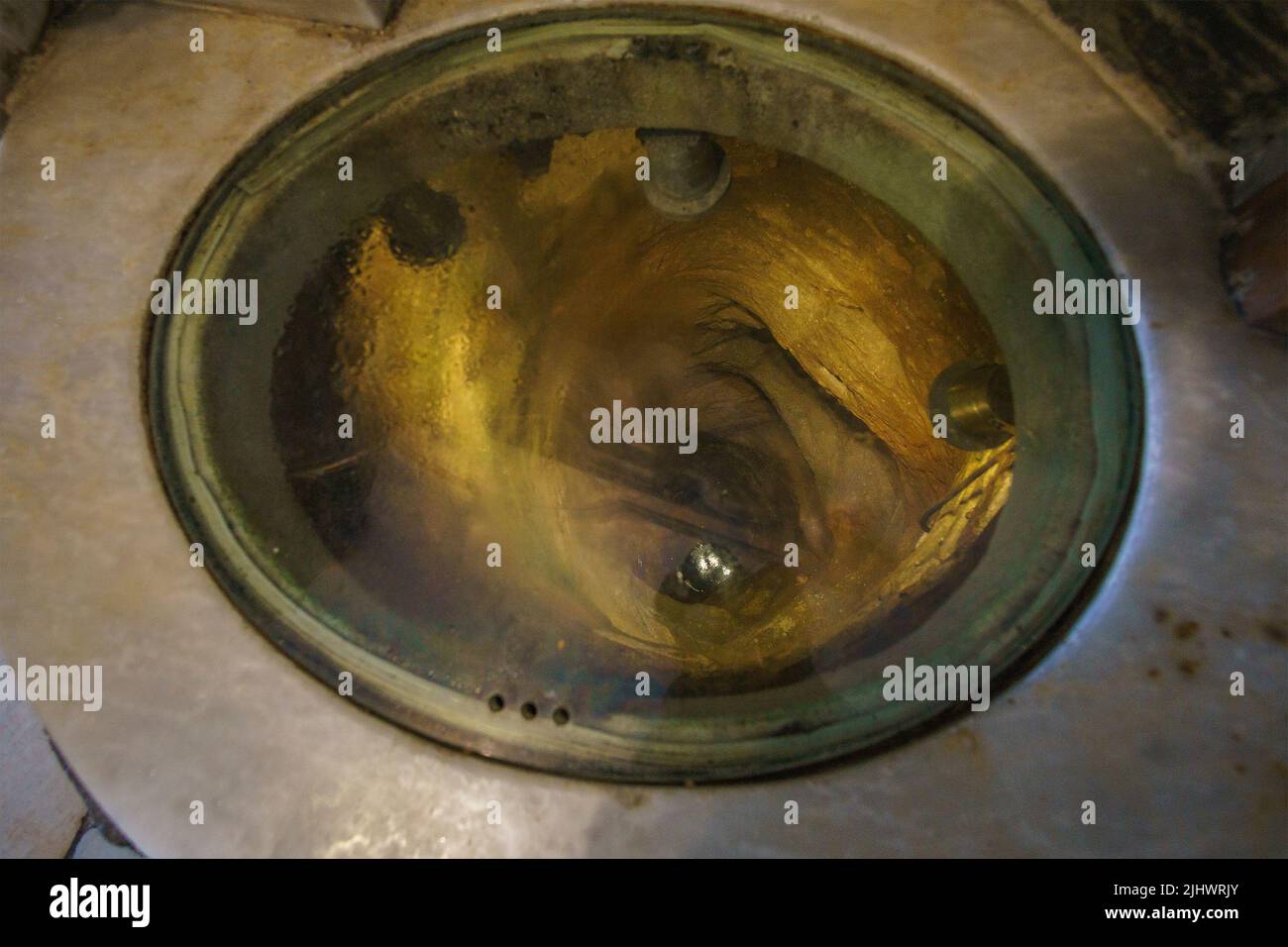 Interior view of Panagia Megalochari cathedral church (Virgin Mary) in ...