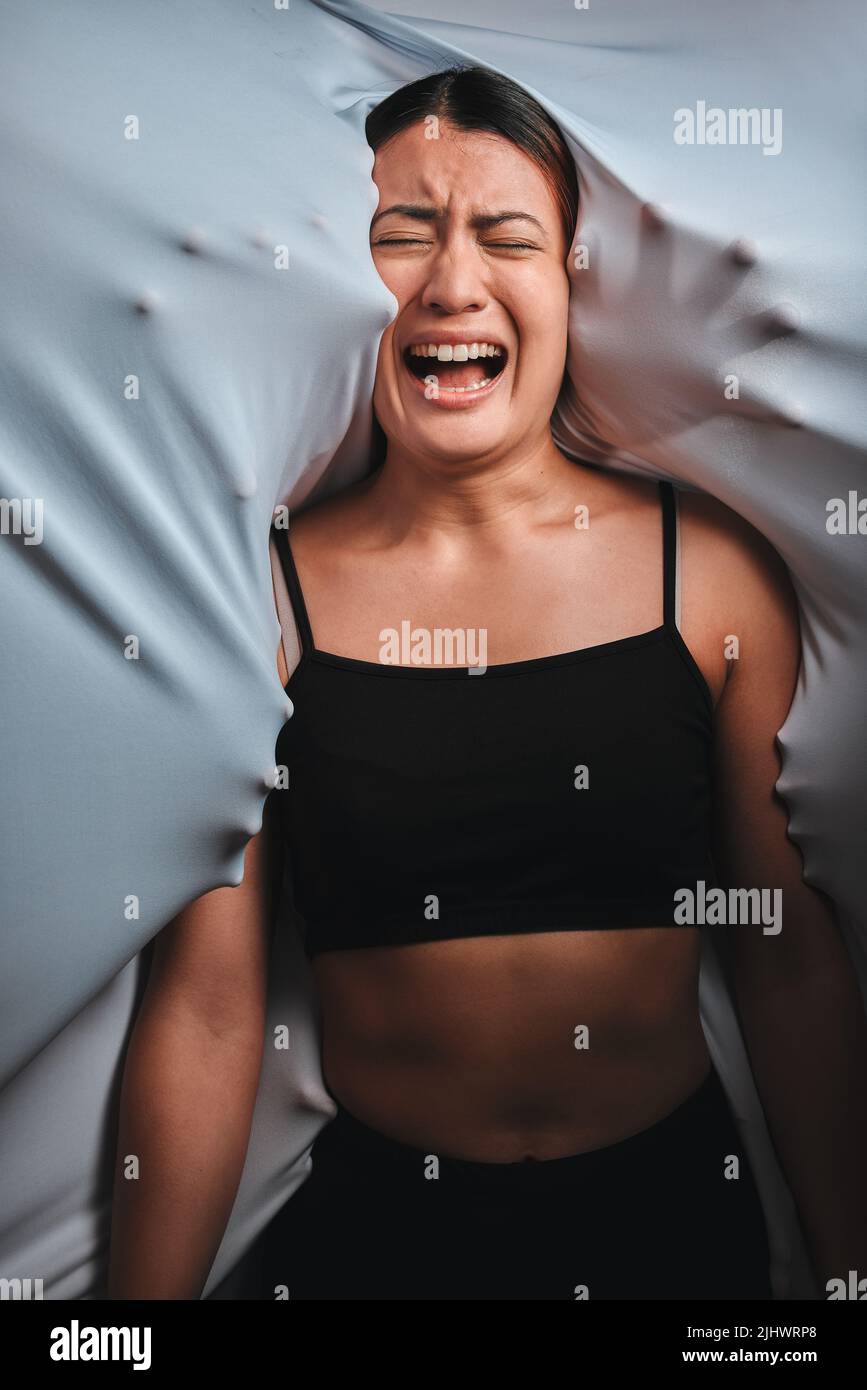 Make them believe me. a young woman experiencing mental illness against ... Make them believe me. a young woman experiencing mental illness against ...