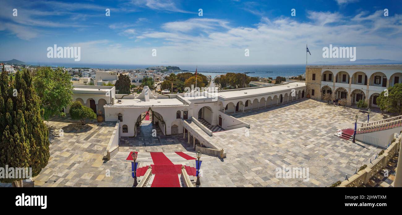 Exterior view of Panagia Megalochari cathedral church (Virgin Mary) in ...
