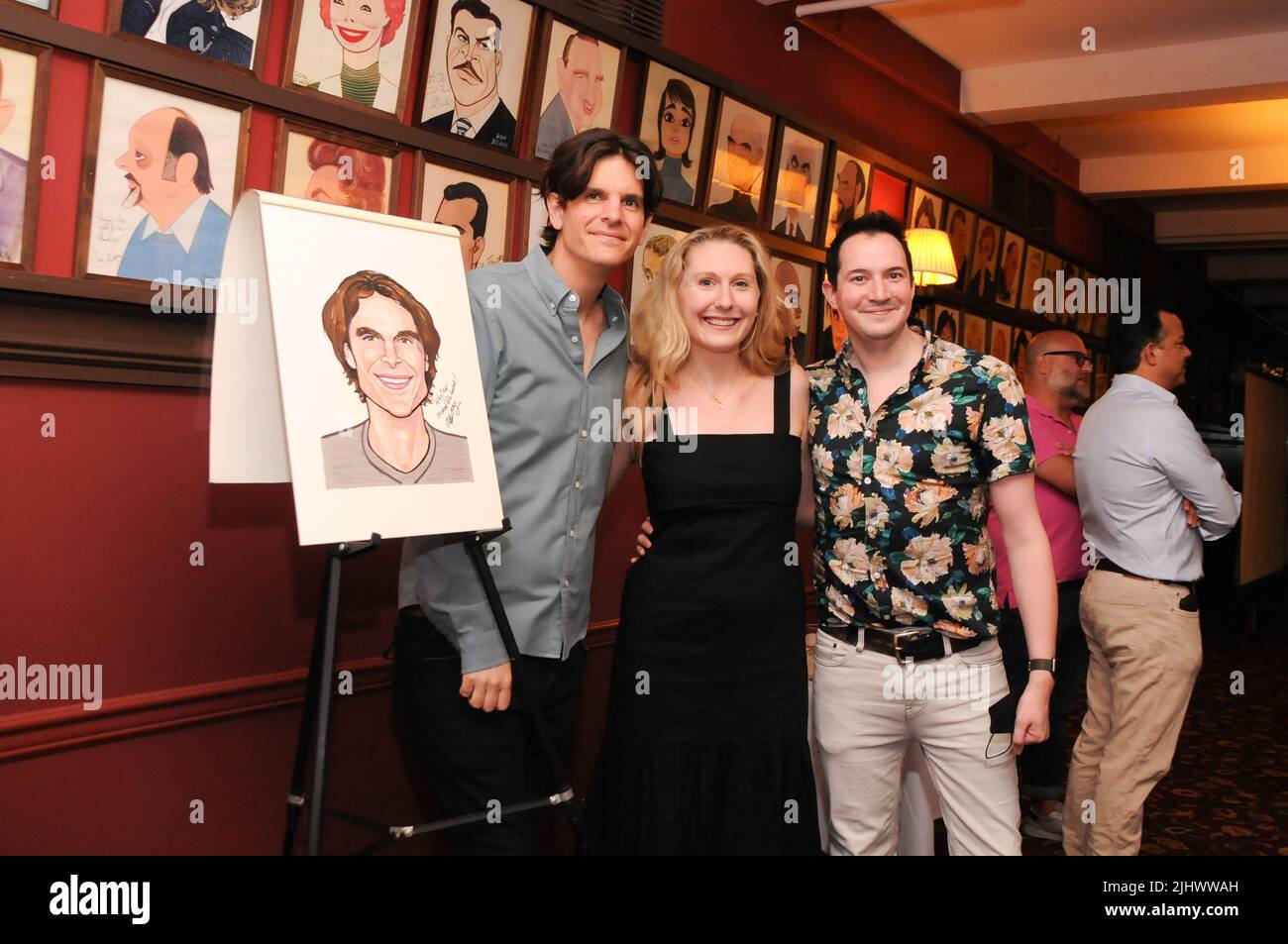 Write/Director Alex Timbers has his caricature unveiled at Sardi's ...