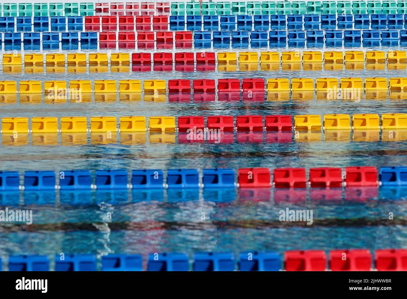 Rome, Italy. 20th July, 2022. swimming pool at the Frecciarossa Aquatic ...