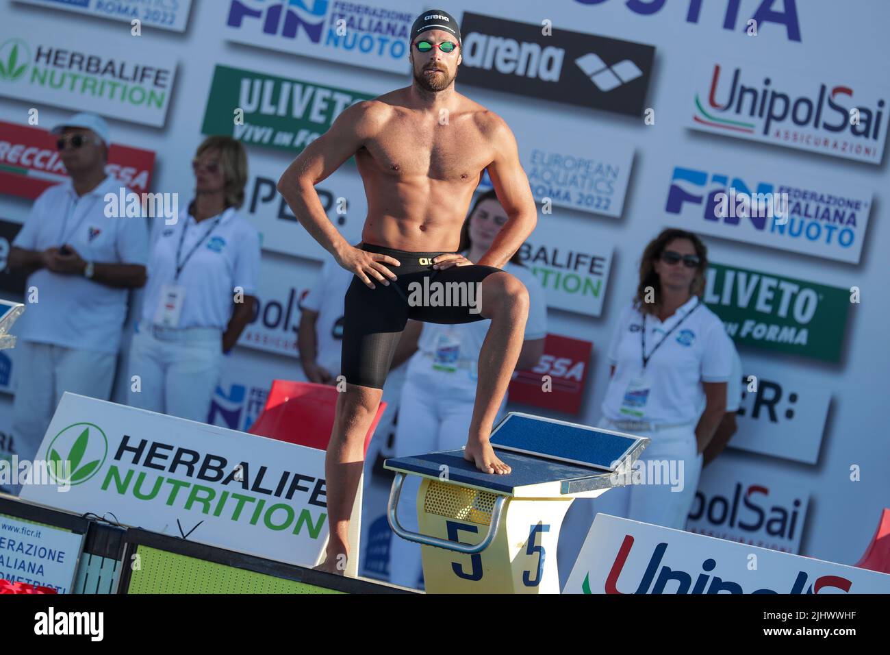 Polo Acquatico Frecciarossa, Rome, Italy, July 20, 2022, Luca Dotto Men ...