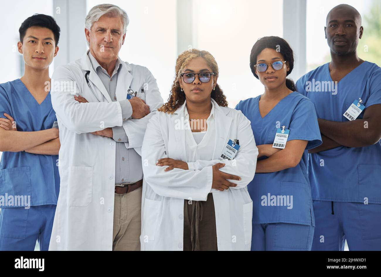 Taking the team approach to quality healthcare. Portrait of a group of ...