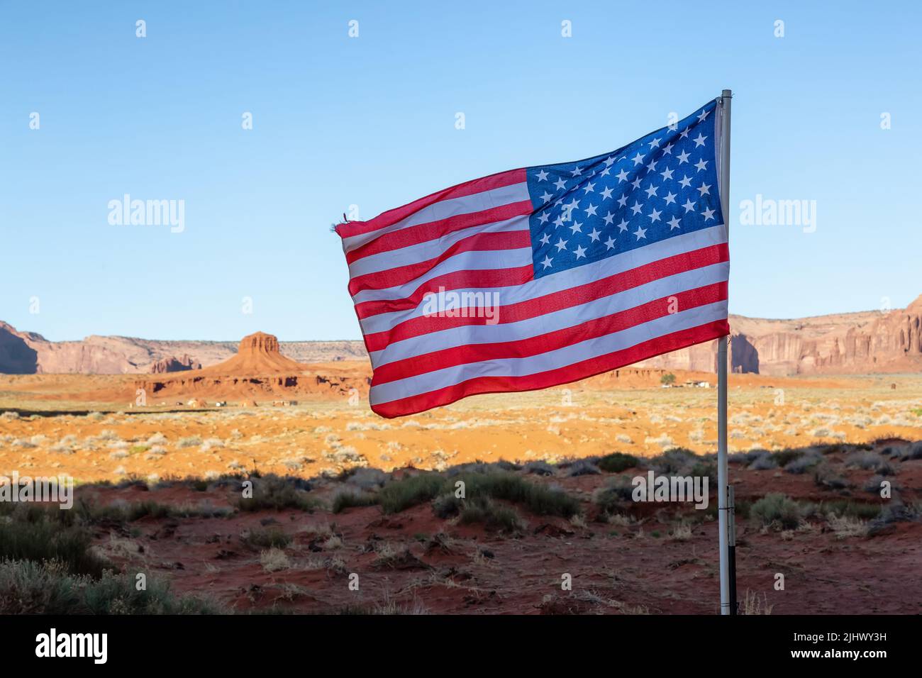 American flag backdrop hi-res stock photography and images - Alamy