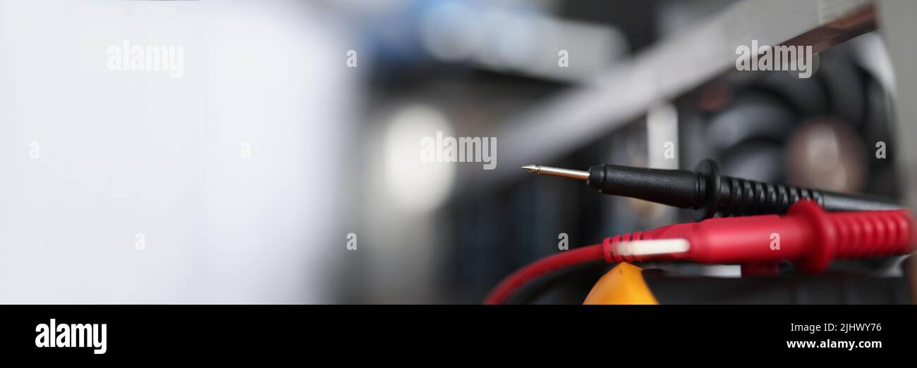 Voltage measure equipment, tool for checking pressure in gadgets Stock ...