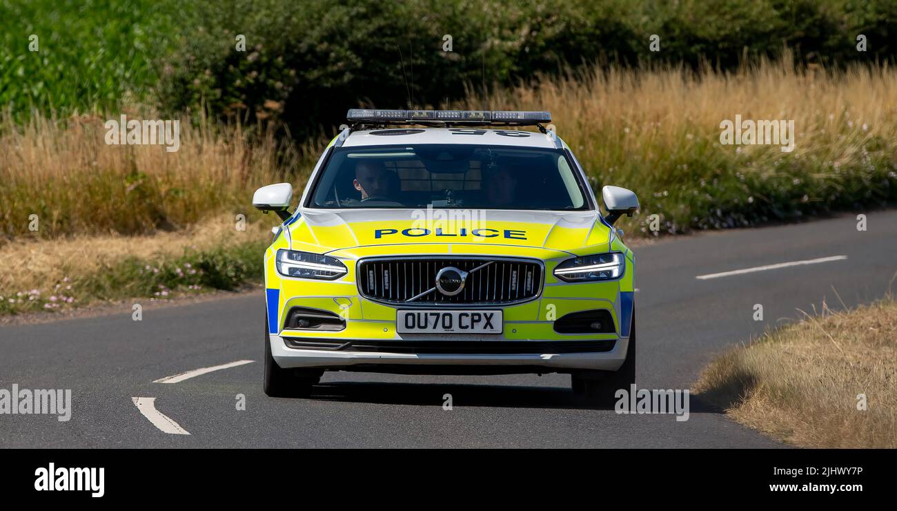 2020 VOLVO HYBRID ELECTRIC Bedfordshire police, Police car Stock Photo ...