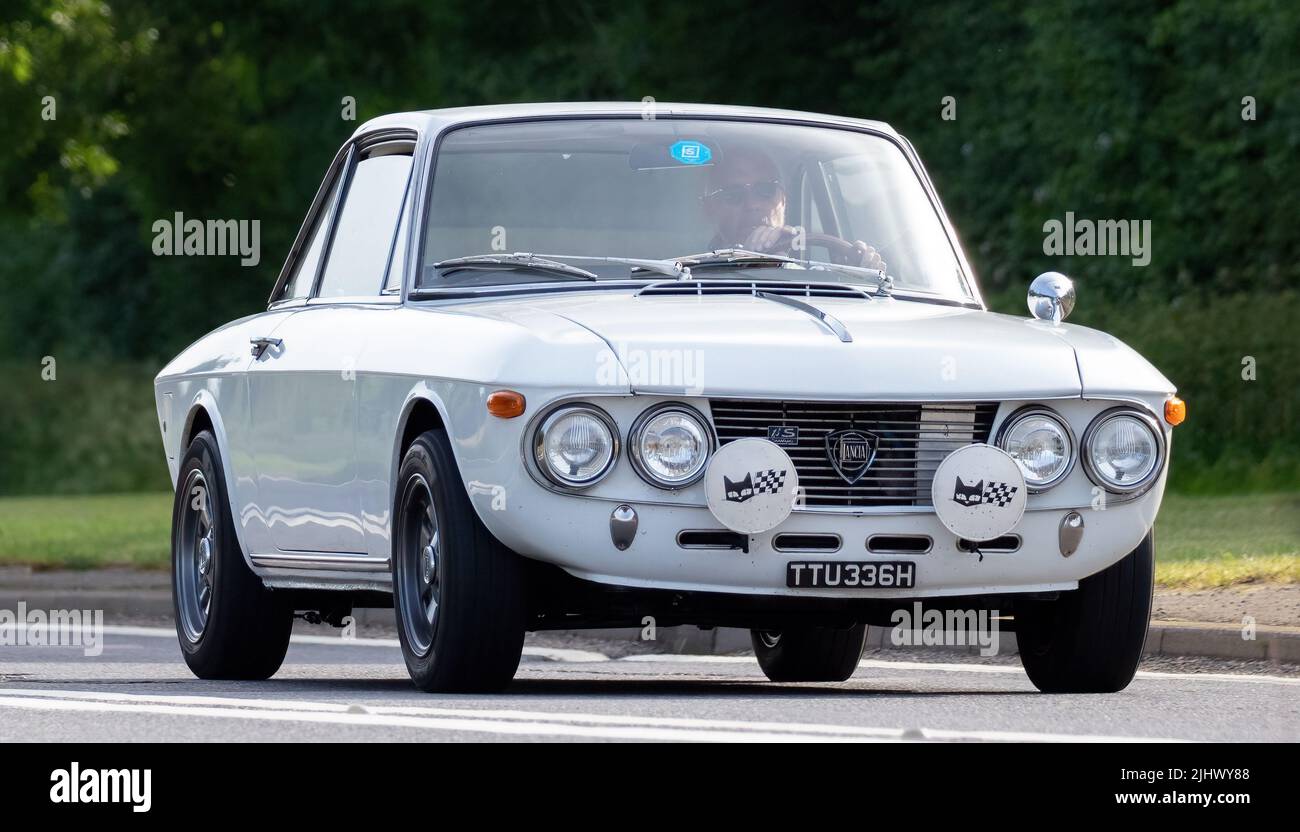1970 white Lancia Fulvia Stock Photo - Alamy