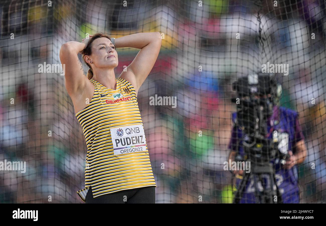 Eugene, USA. 20th July, 2022. Athletics: World Championships, Kristin ...