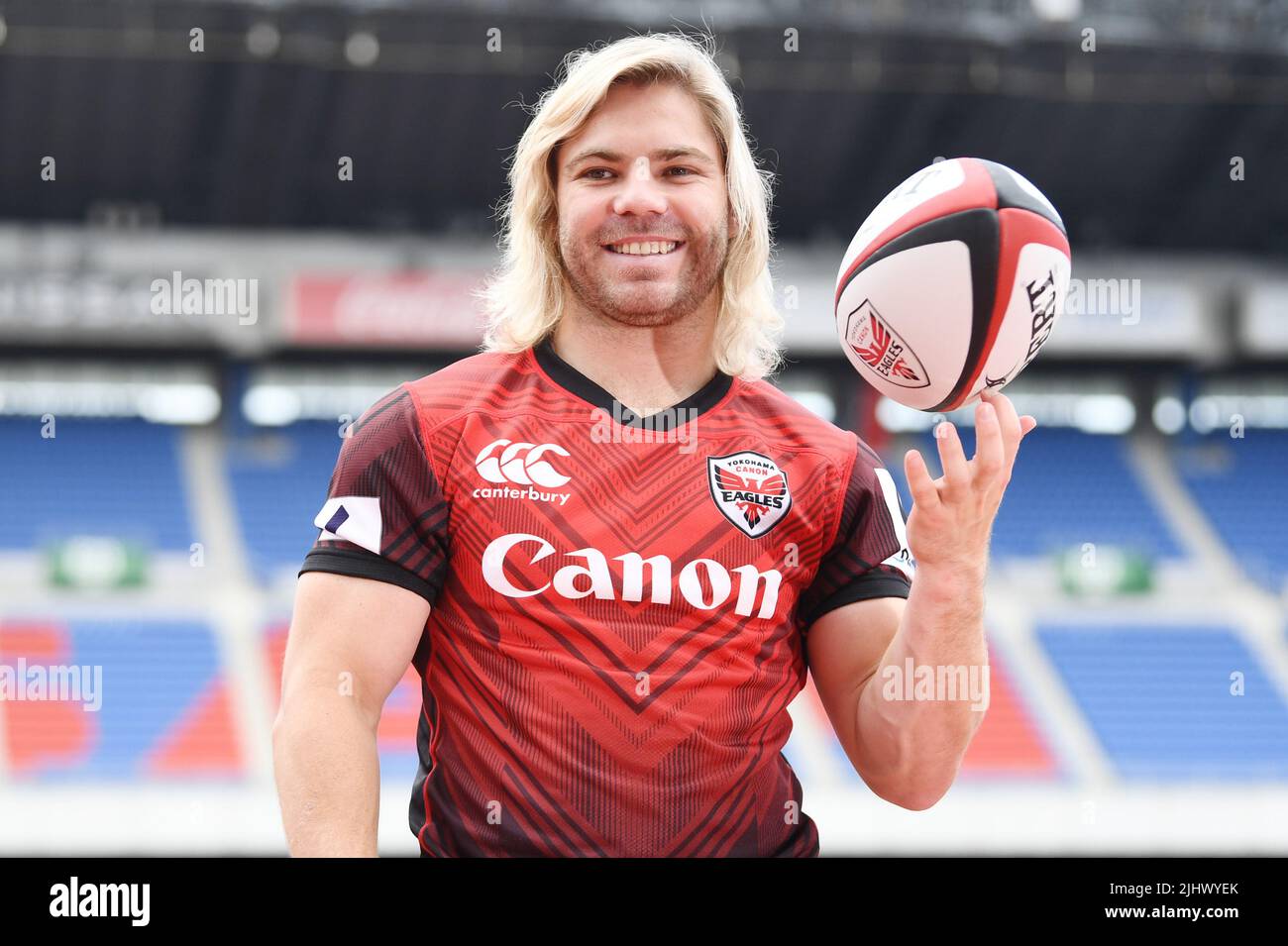 Yokohama, Japan. 21st July, 2022. Faf de Klerk (CANON) Rugby : Faf de ...
