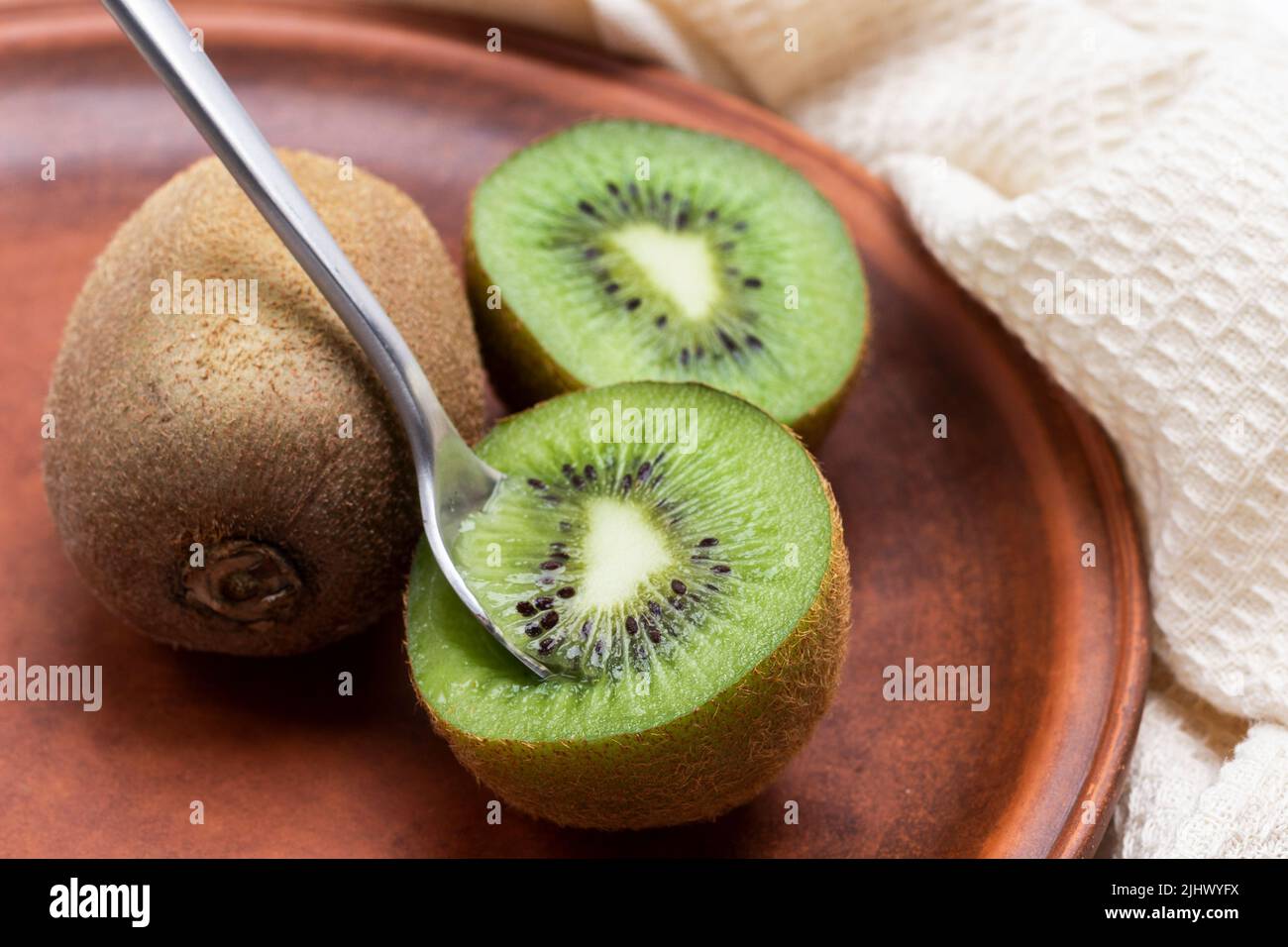 Healthy foods in plate hi-res stock photography and images - Alamy