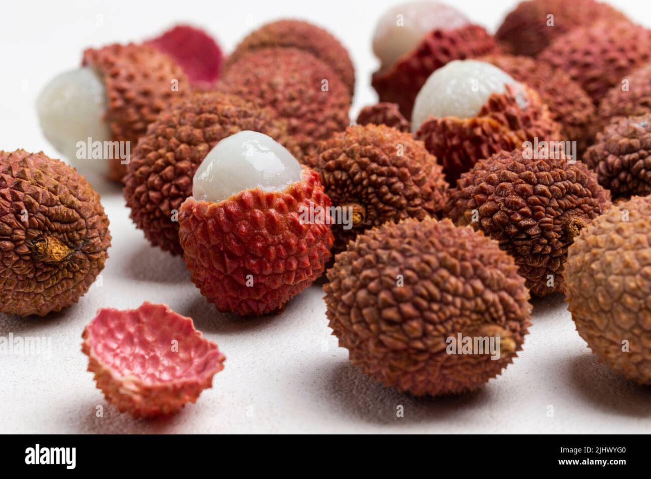 Lychee fruit shell hi-res stock photography and images - Alamy