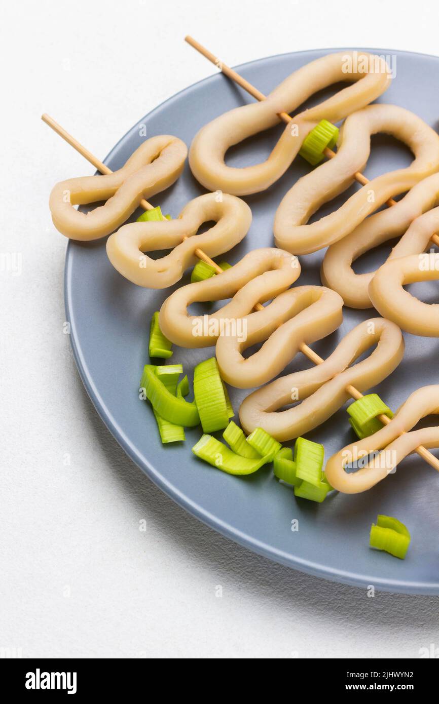 Octopus on skewers hi-res stock photography and images - Alamy