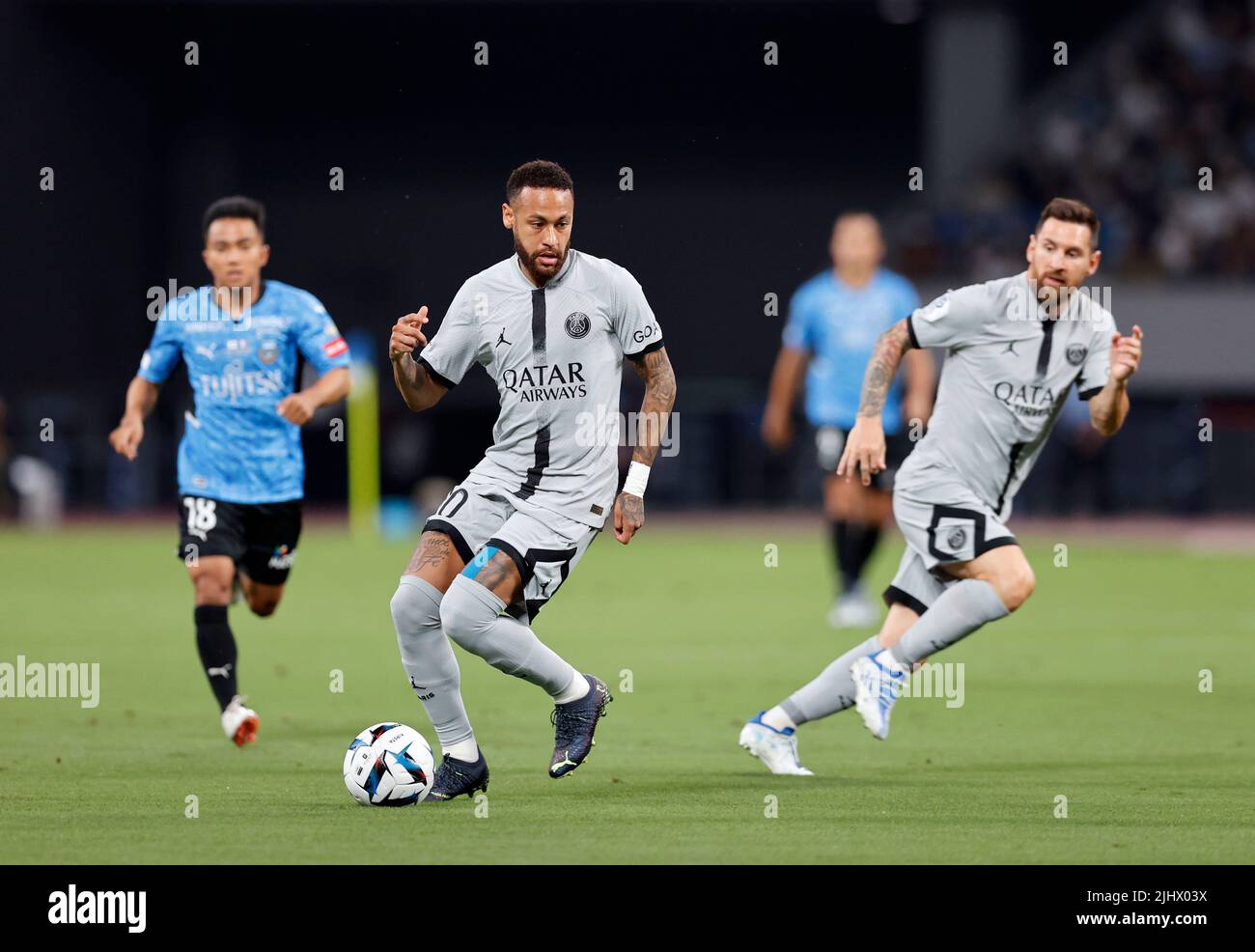 Tokyo, Japan. 20th July, 2022. Neymar, Lionel Messi (PSG) Football ...