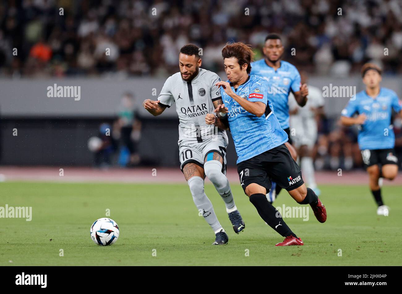 Tokyo, Japan. 20th July, 2022. Neymar (PSG), Shintaro Kurumaya ...