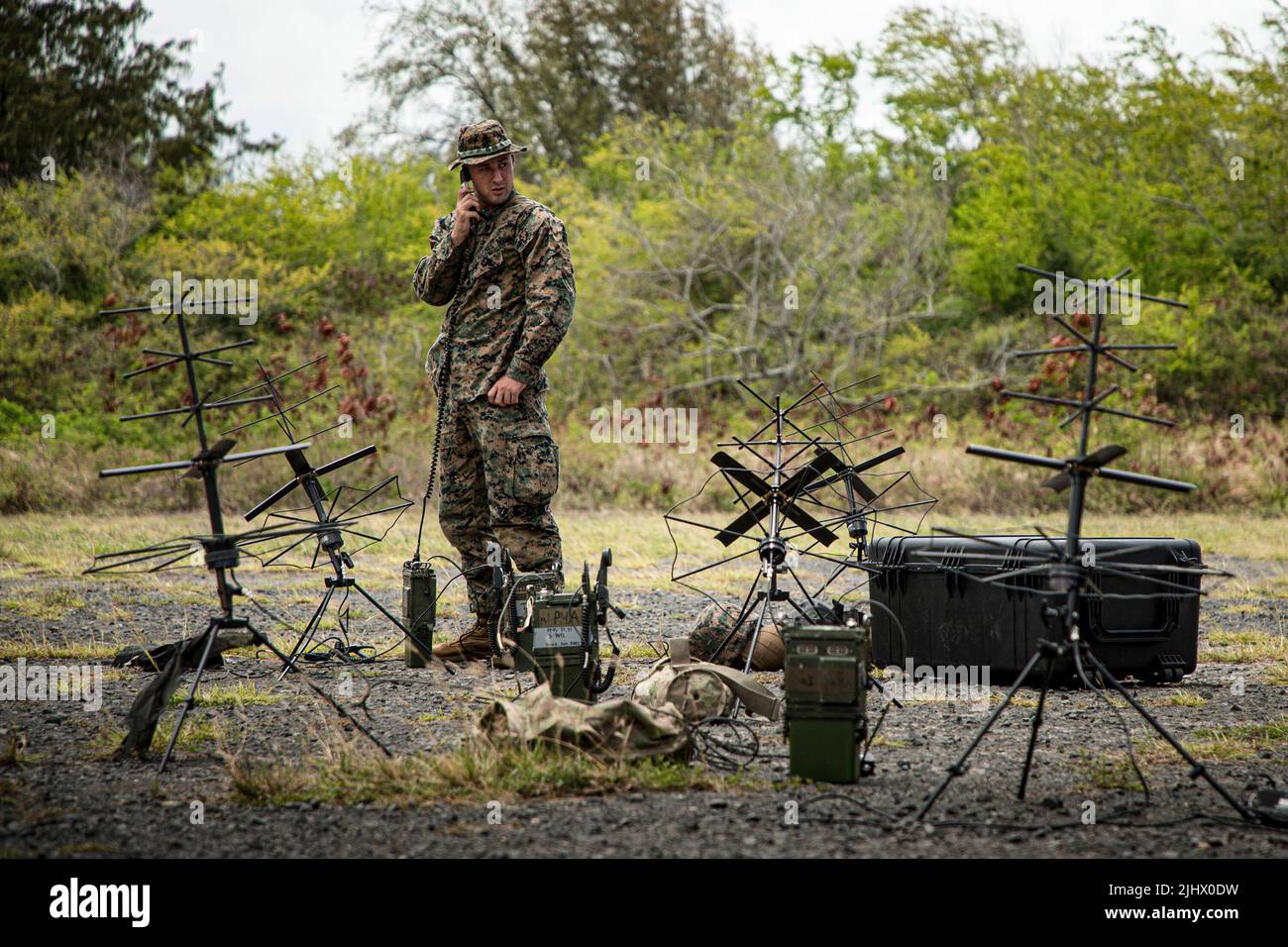July 15, 2022 - Marine Corps Training Area Bello, Hawaii, USA - U.S ...
