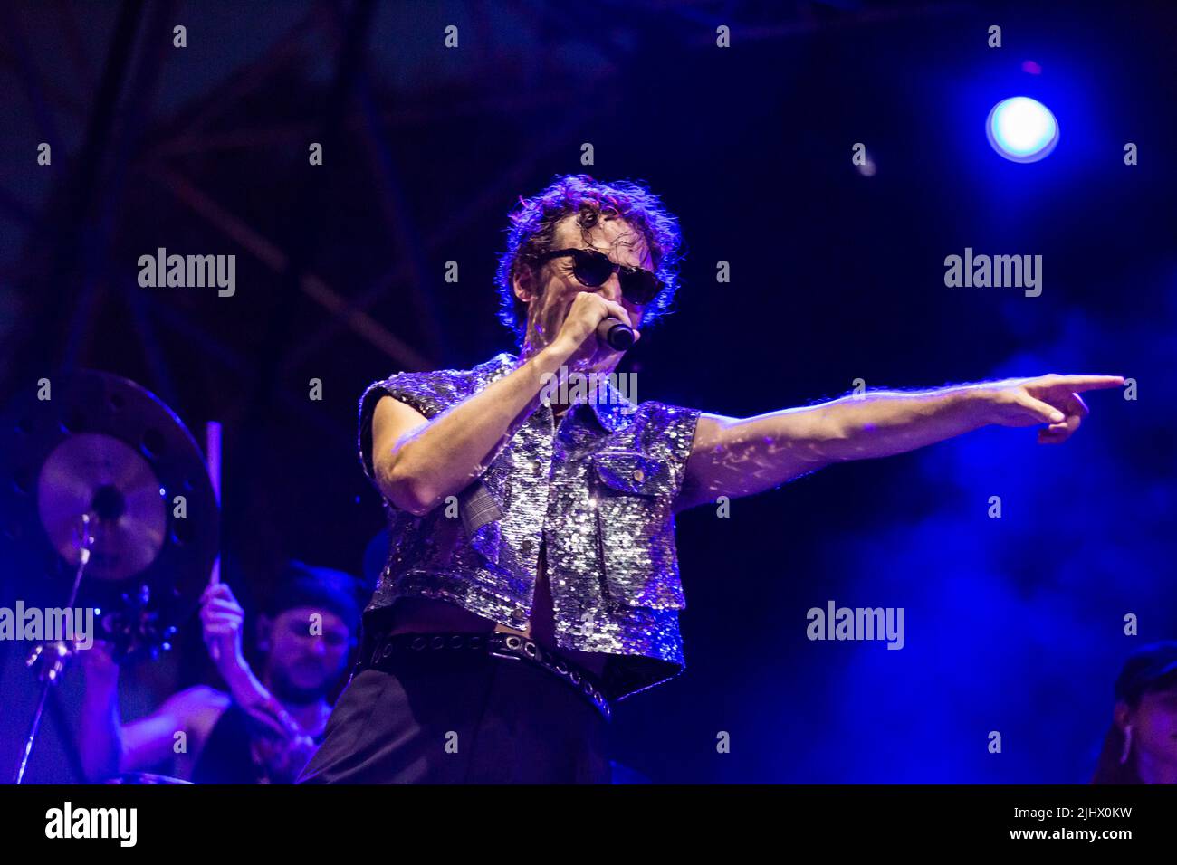 Roma, Italy. 20th July, 2022. Tatum Rush singing on stage during Tatum ...