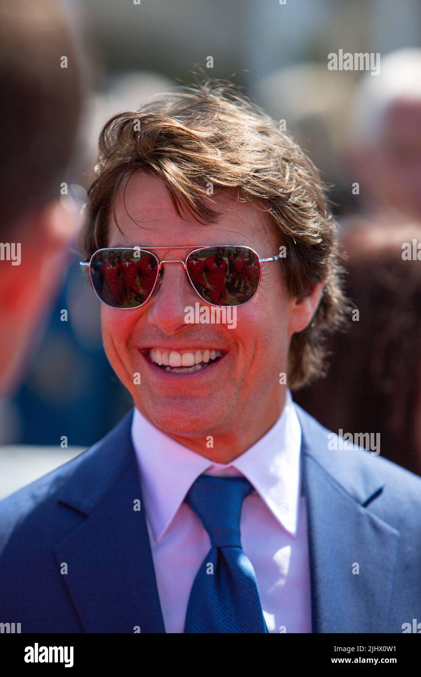 Tom Cruise at the Royal International Air Tattoo 2022 at RAF Fairford ...