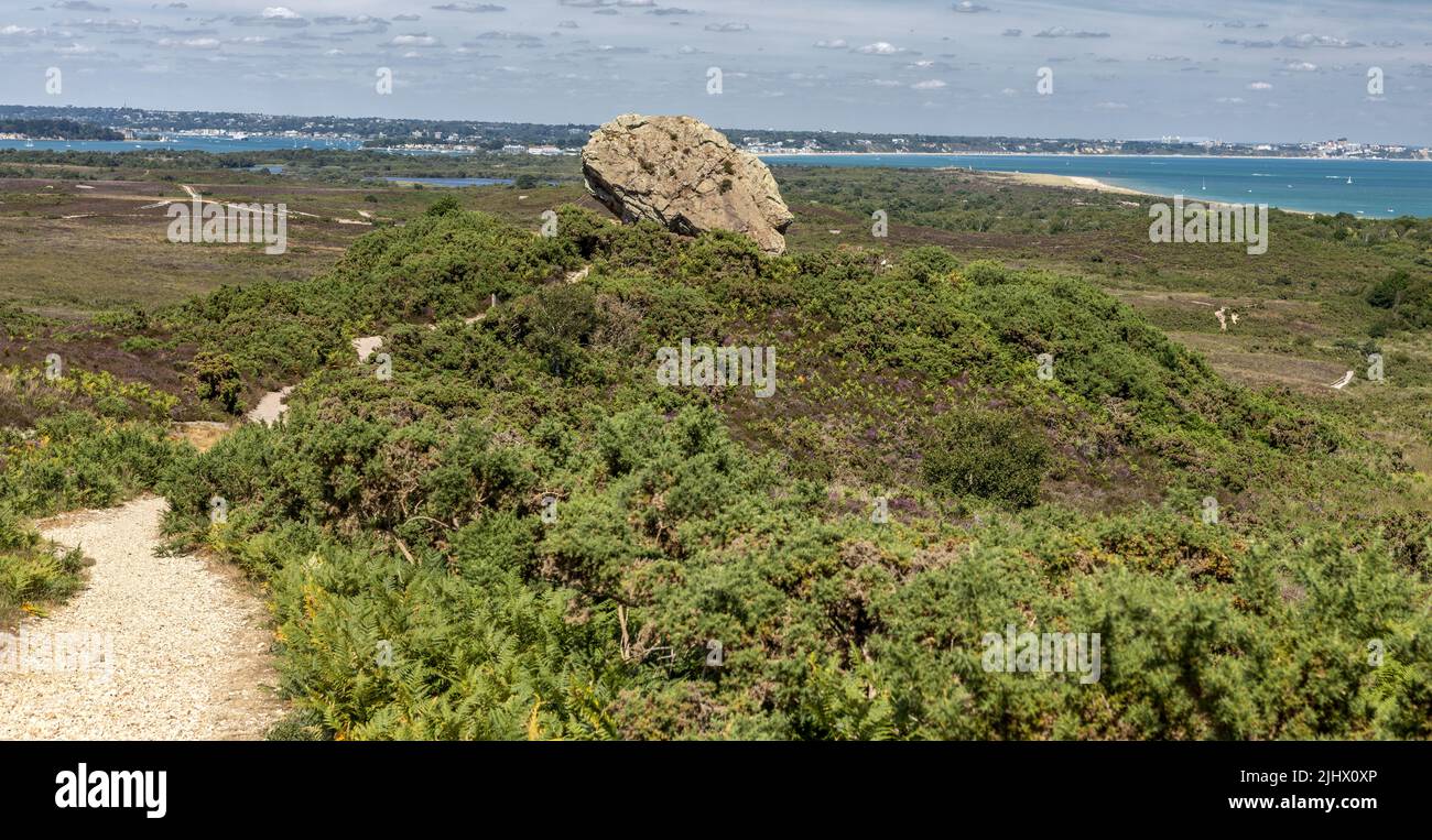 Agglestone Rock aka Devil's Anvil, Studland and Godlingston Heath ...
