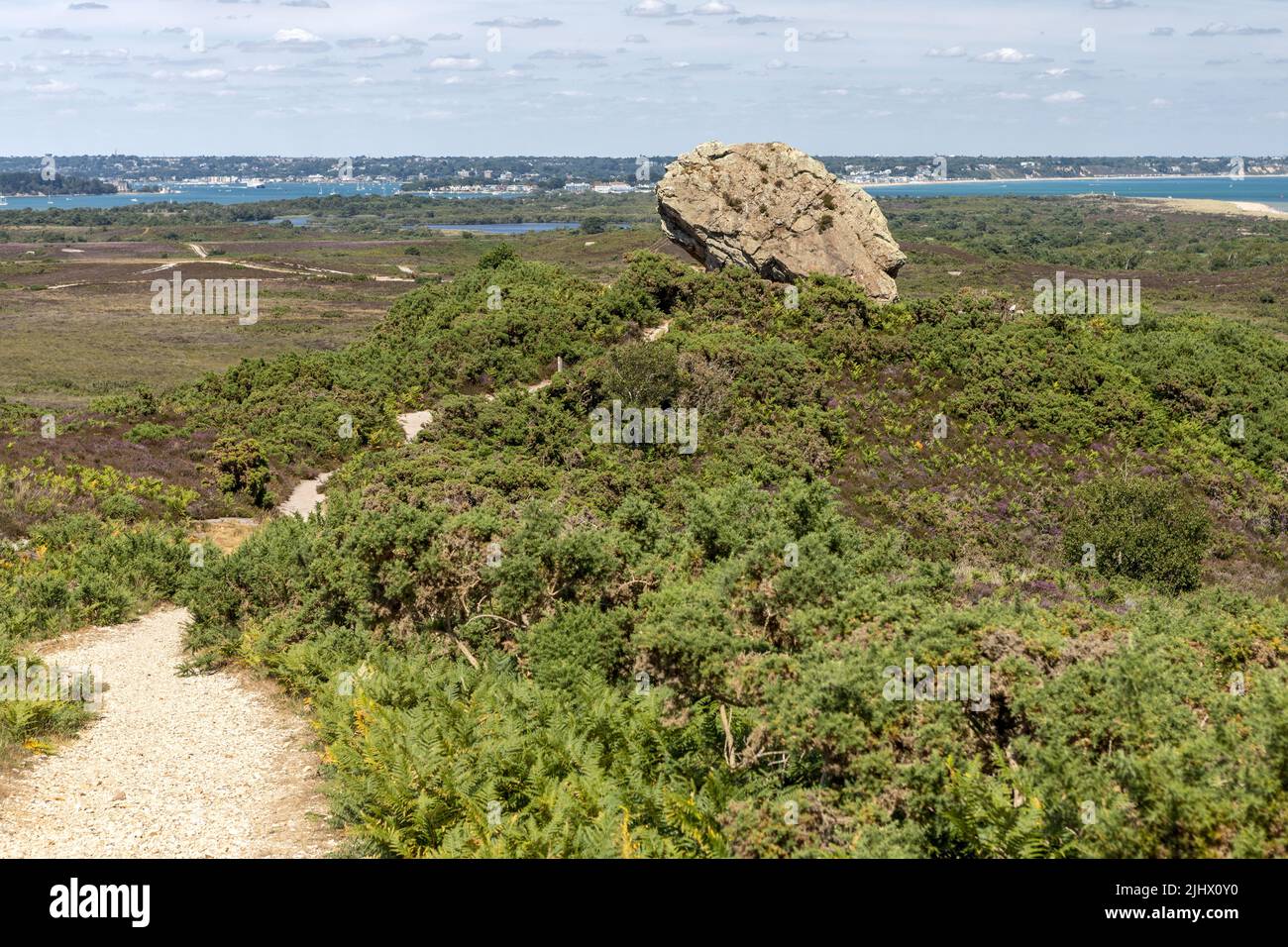 Agglestone Rock aka Devil's Anvil, Studland and Godlingston Heath ...