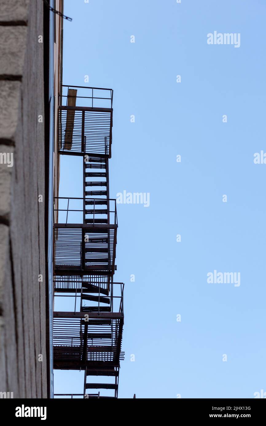 Fire escape building architecture hi-res stock photography and images ...