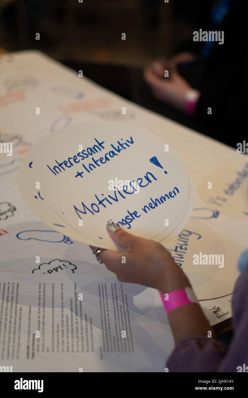 Round shaped paper hi-res stock photography and images - Alamy