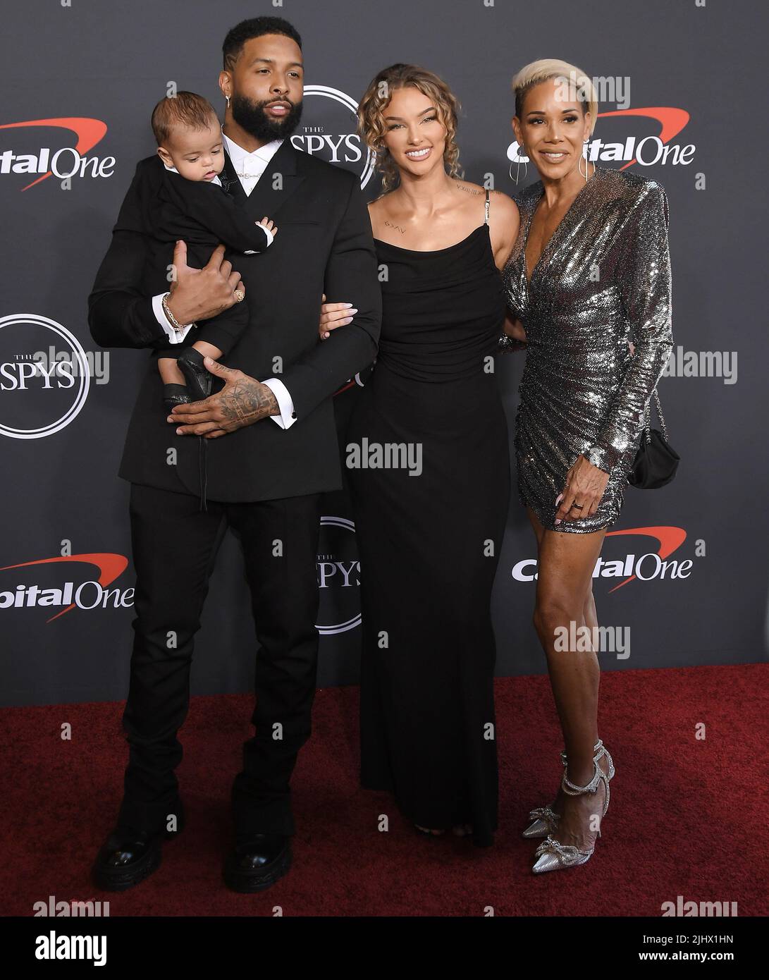 Los Angeles, USA. 20th July, 2022. (L-R) Zydn Beckham, Odell Beckham Jr ...