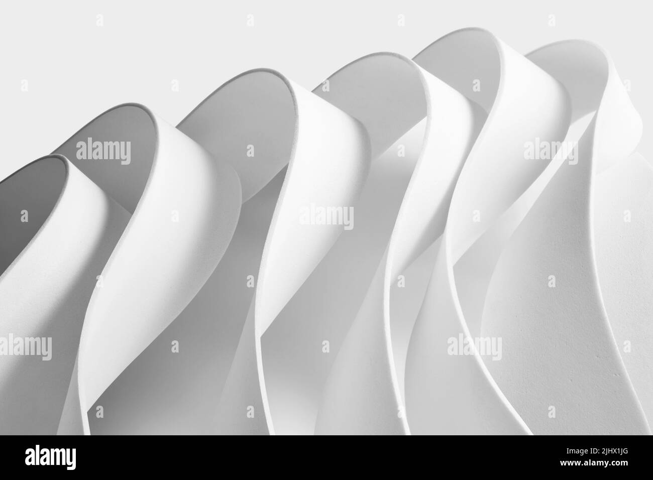 Waves elements white background, abstract Stock Photo - Alamy