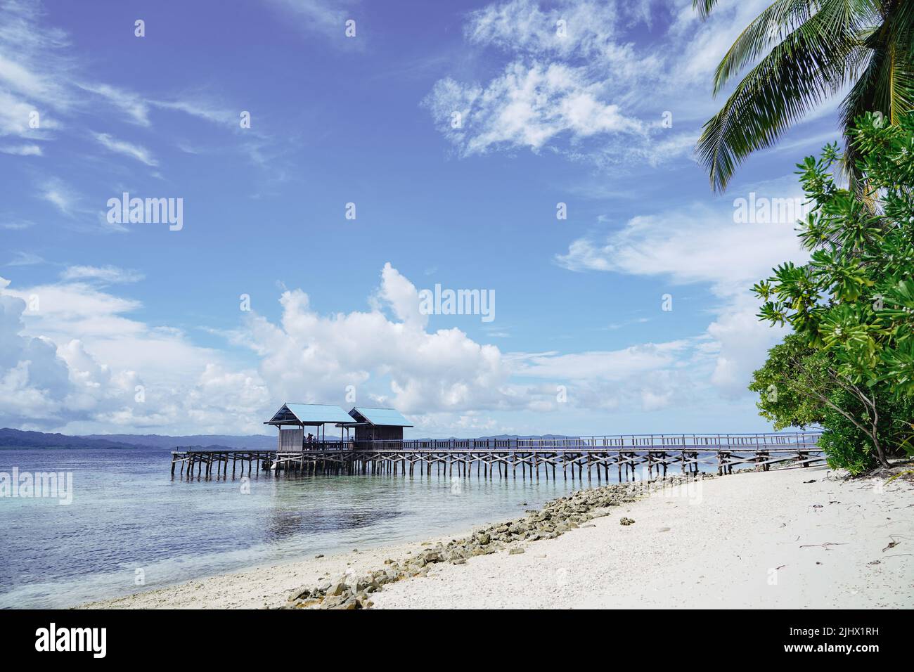 Beach In Raja Ampat, Papua, Indonesia Stock Photo - Alamy