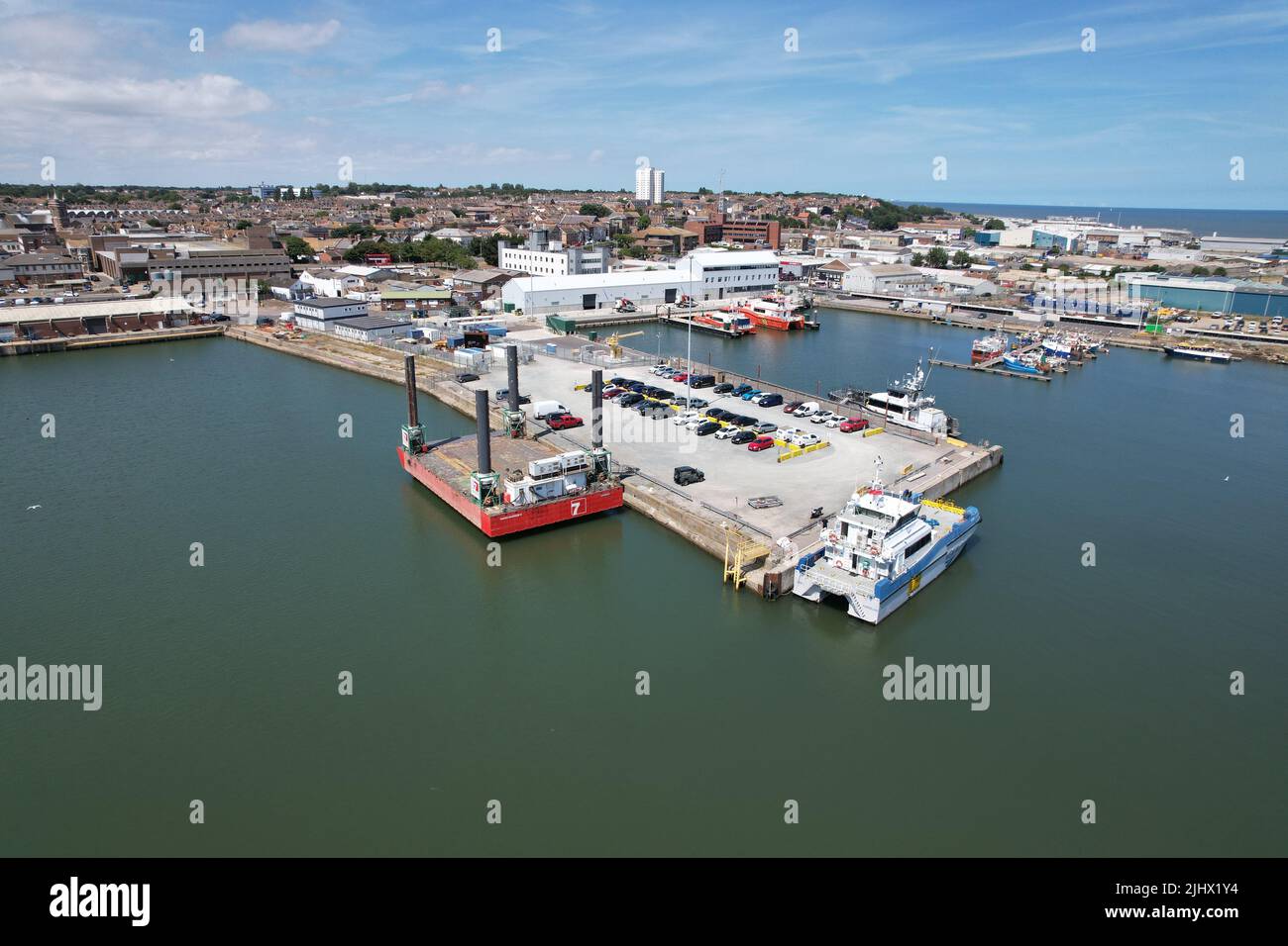 Lowestoft harbour east coast hi-res stock photography and images - Alamy