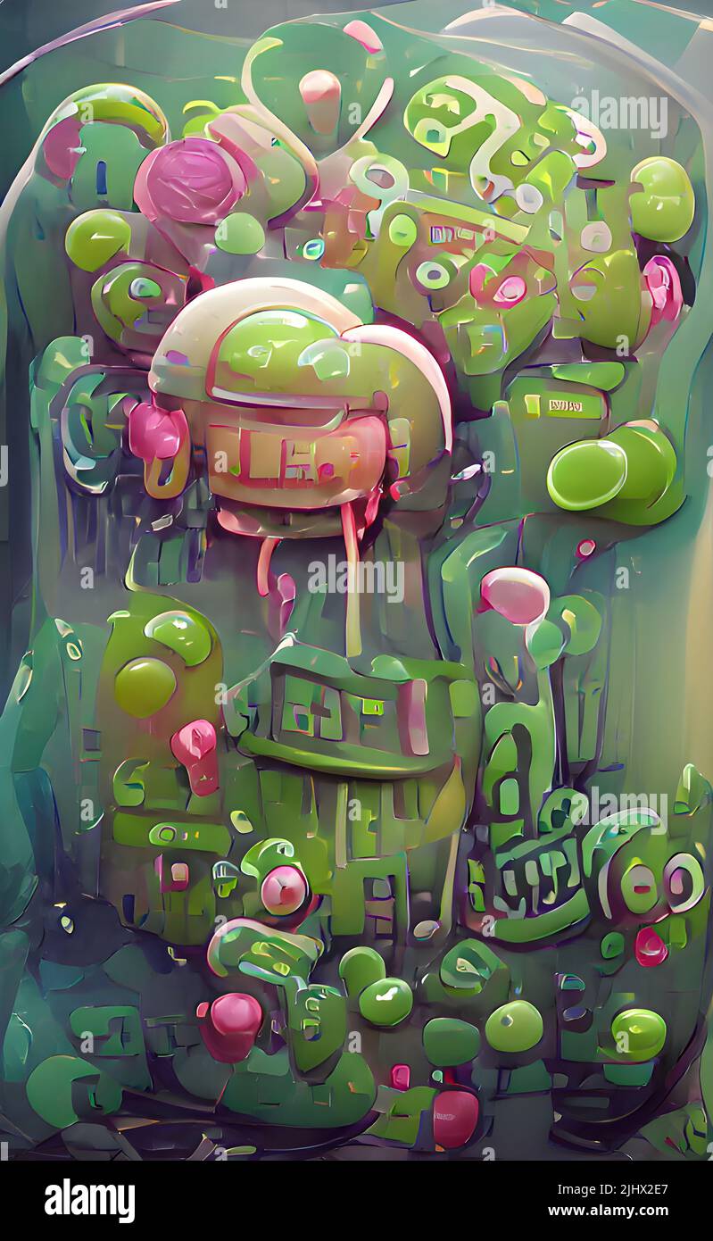 abstract art inspired collaboration with wombo artificial intelligence ...
