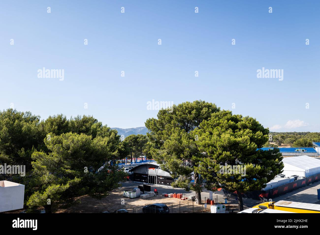 FOM TV Compound during the Formula 1 Lenovo Grand Prix de France ...