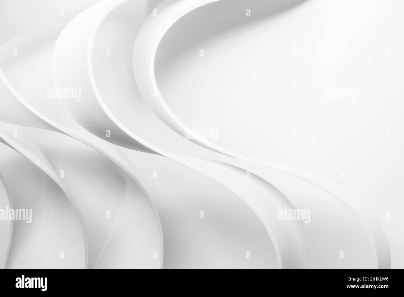 Waves elements white background, abstract Stock Photo - Alamy