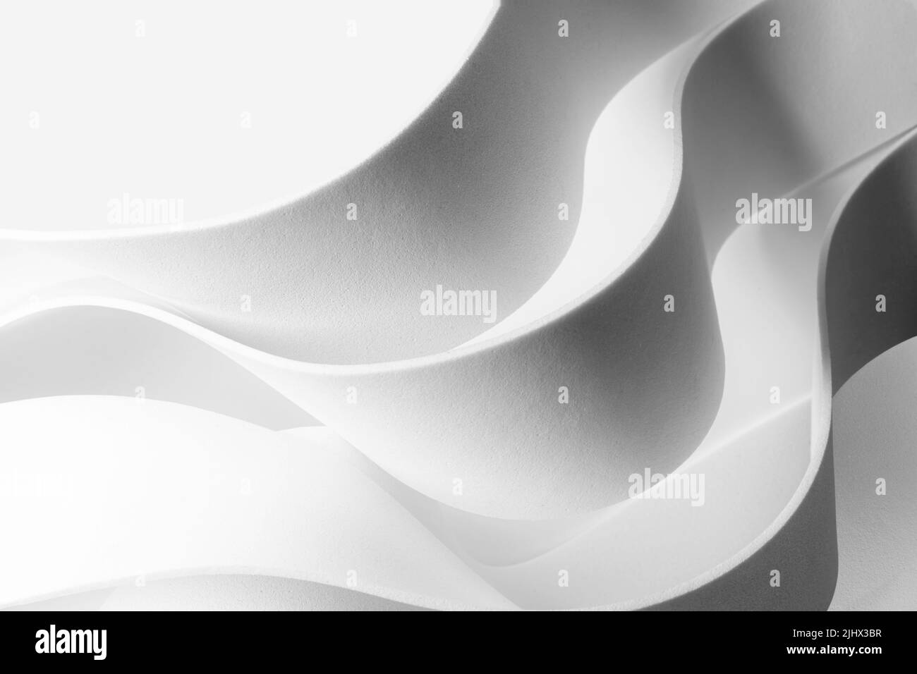 Waves elements white background, abstract Stock Photo - Alamy