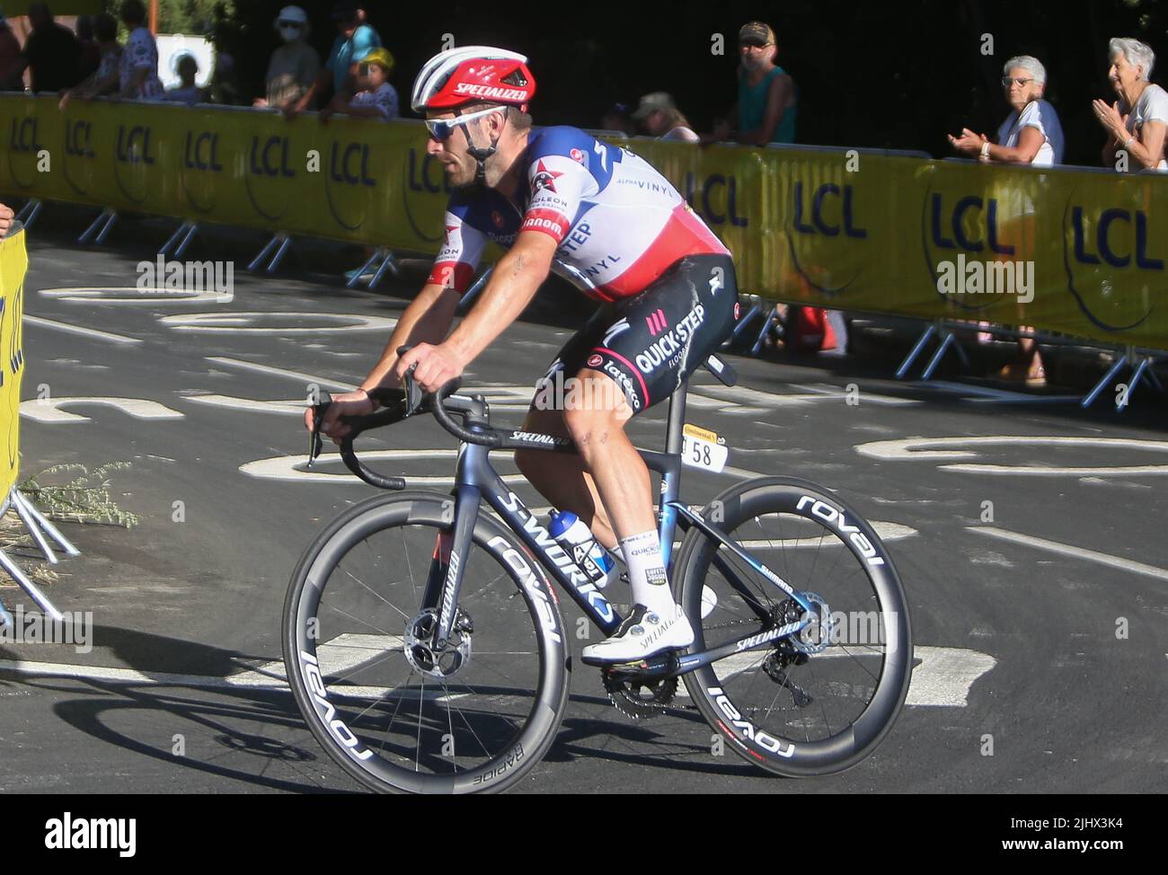 SÉNÉCHAL Florian of Quick-Step Alpha Vinyl Team during the Tour France ...