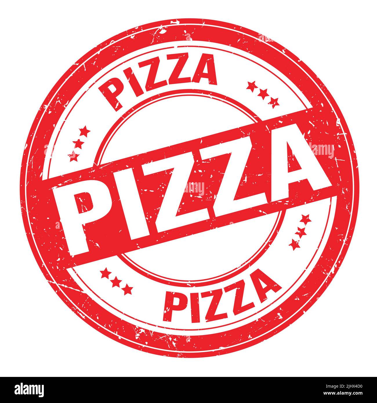 Red pizza sign Cut Out Stock Images & Pictures - Alamy