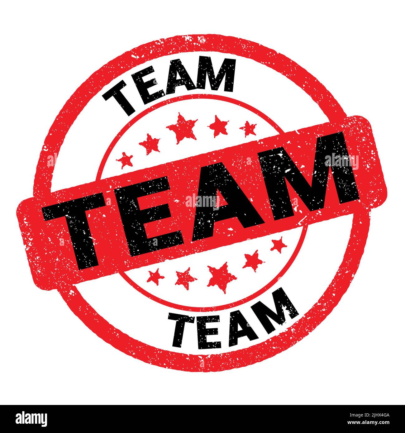 TEAM text written on red-black grungy stamp sign Stock Photo - Alamy