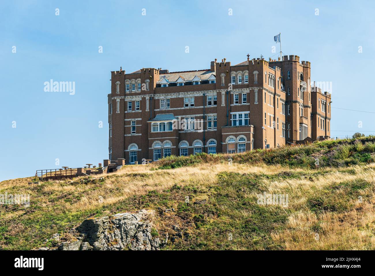 Camelot Castle Hotel, Tintagel, North Cornwall, England, Europe Stock ...
