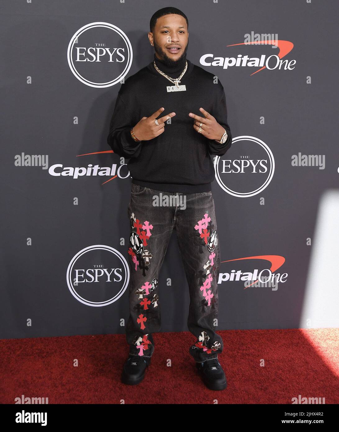 Los Angeles, USA. 20th July, 2022. Ben Beard arrives at the 2022 ESPYs ...