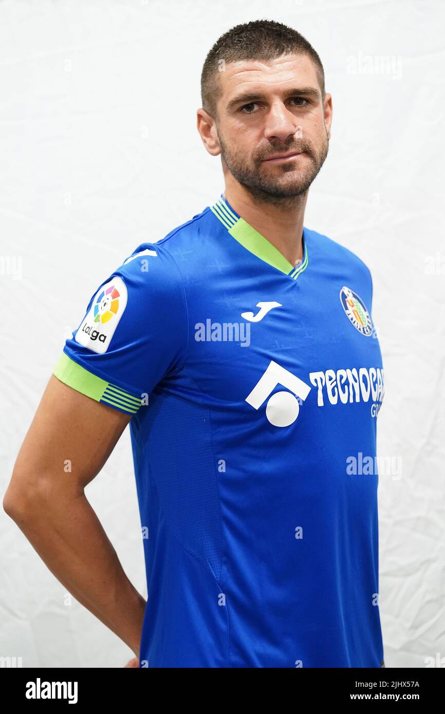 Getafe CF's Stefan Mitrovic during official photo session. July 18 ...