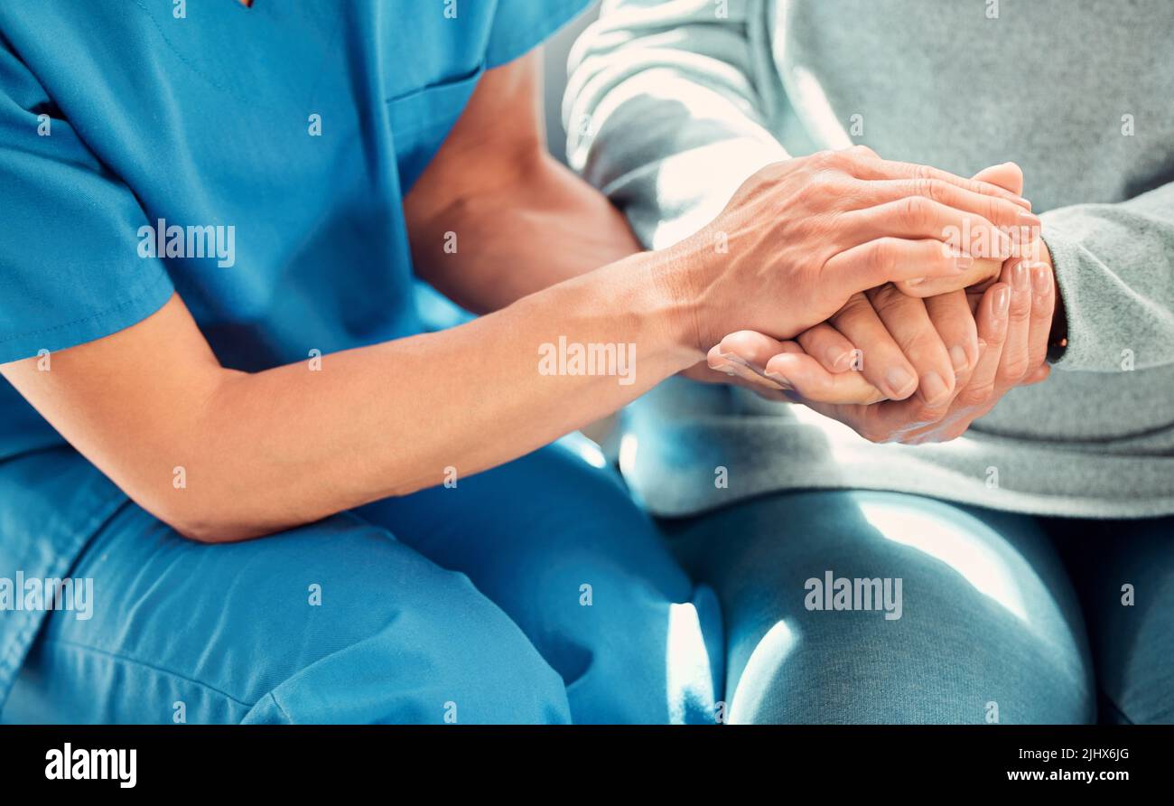 Remember, if you ever need a helping hand. a unrecognizable nurse ...