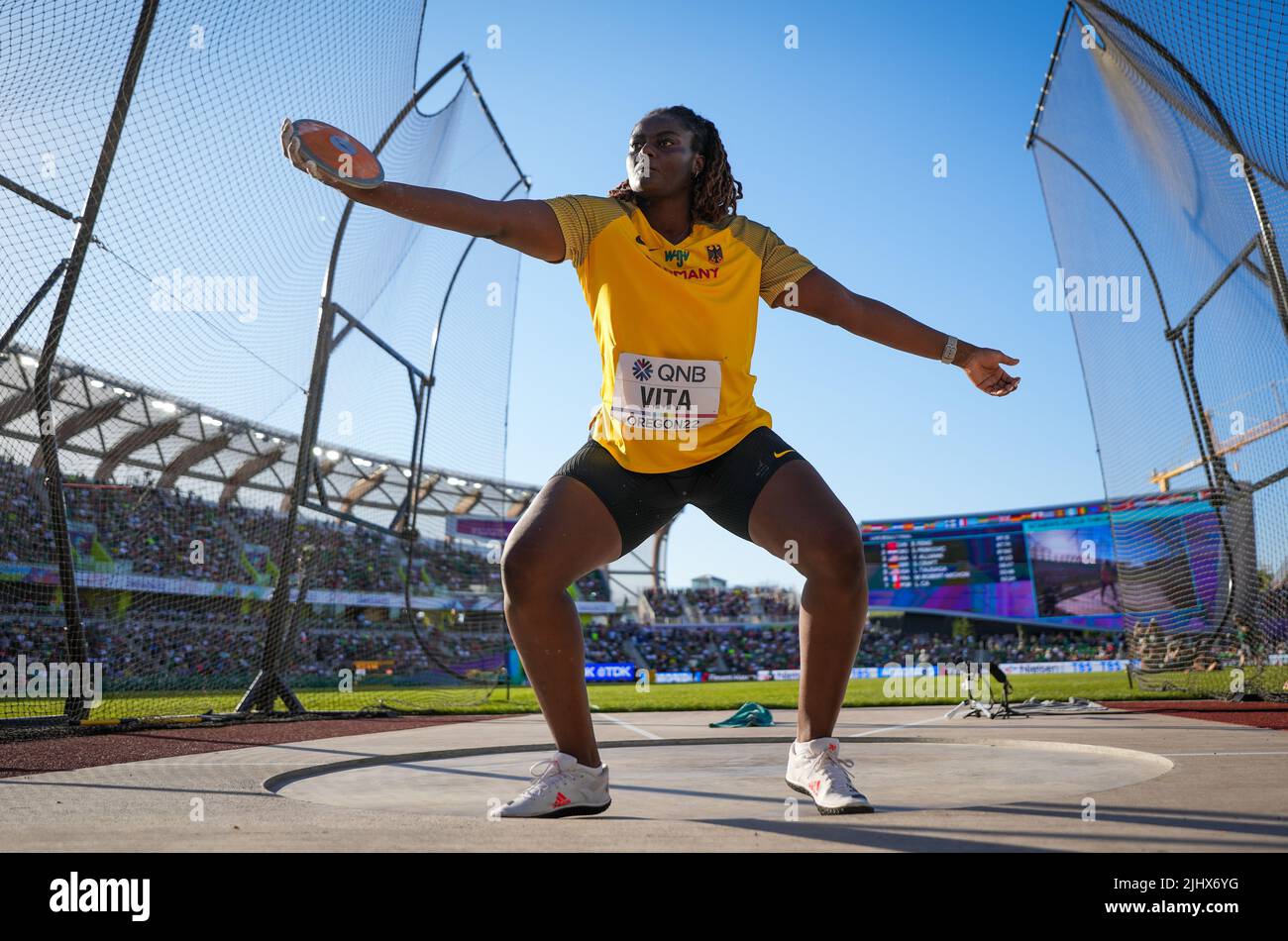 Eugene, USA. 20th July, 2022. Athletics: World Championships, Claudine ...