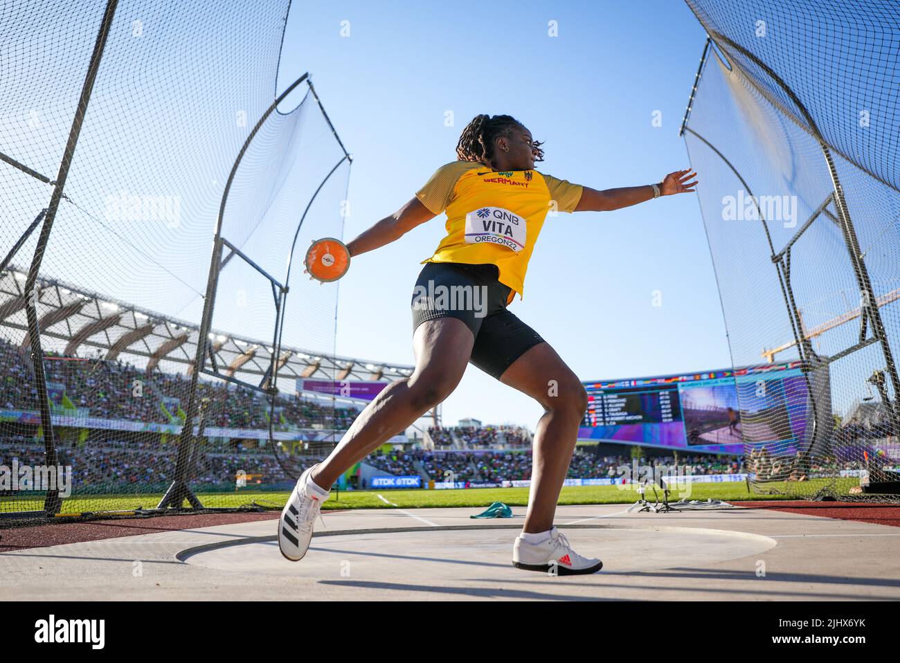 Eugene, USA. 20th July, 2022. Athletics: World Championships, Claudine ...