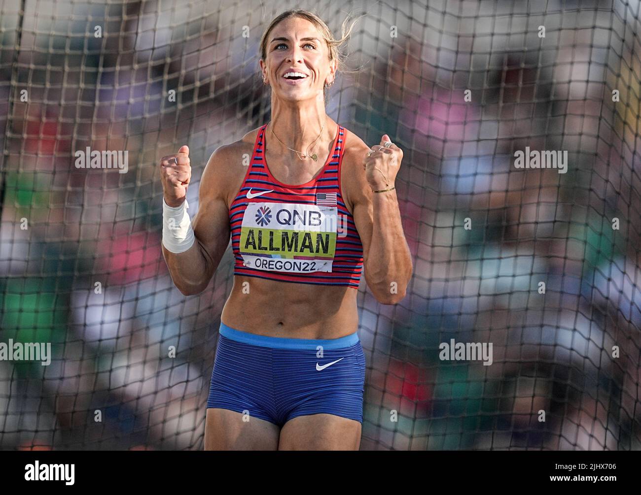 Eugene, USA. 20th July, 2022. Athletics: World Championships, Valerie ...
