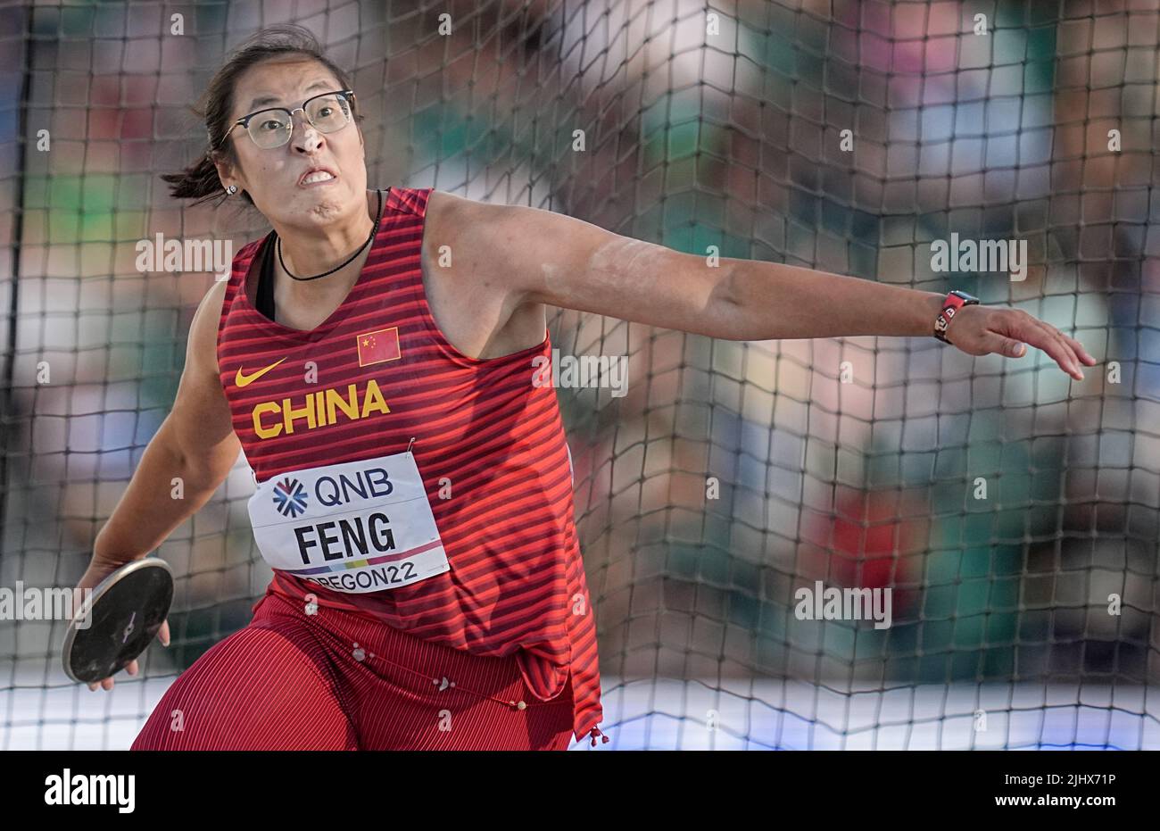 Eugene, USA. 20th July, 2022. Athletics: World Championship, Discus ...